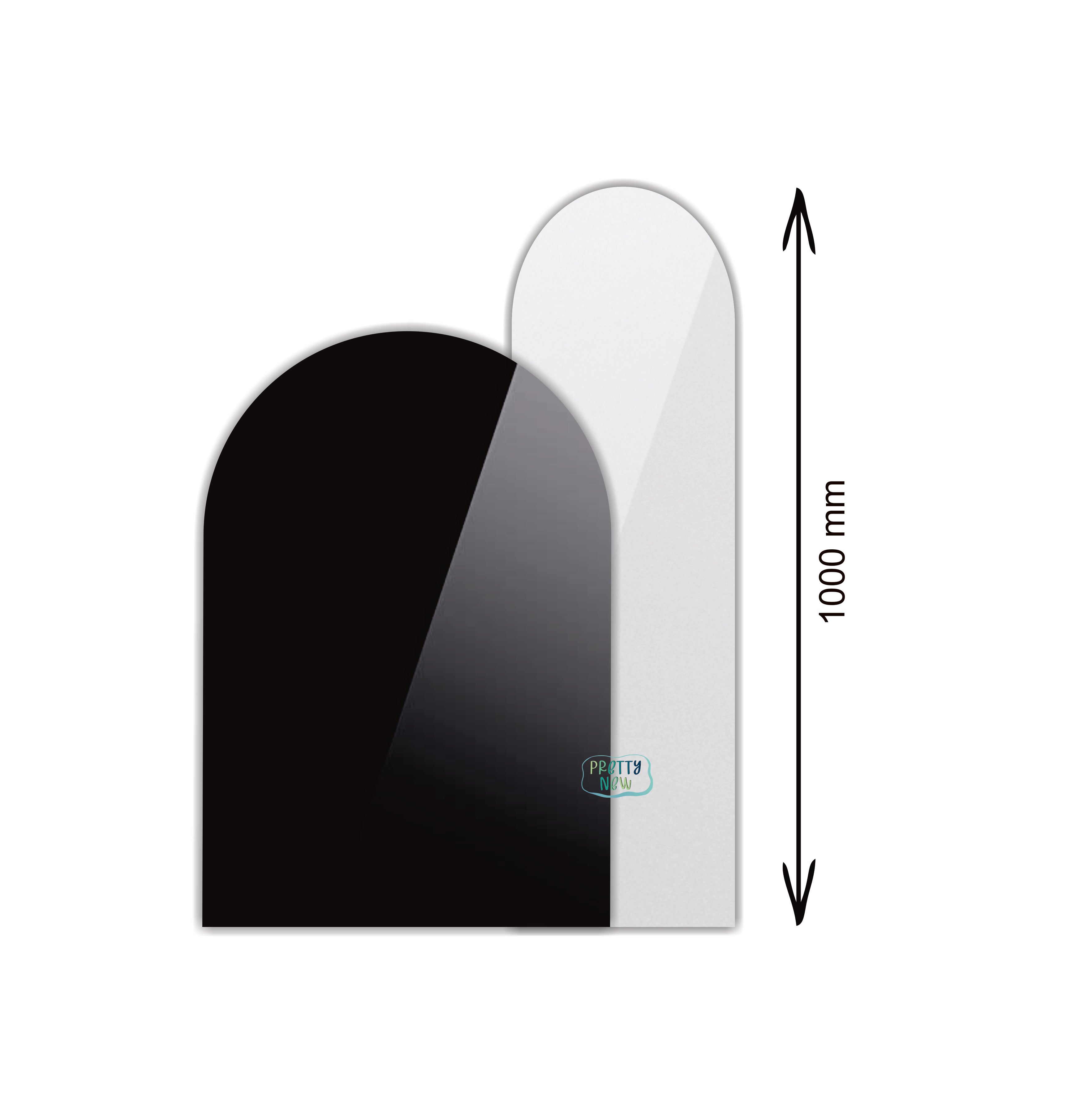 Double Arch Acrylic Signage - Large – prettynew.sa
